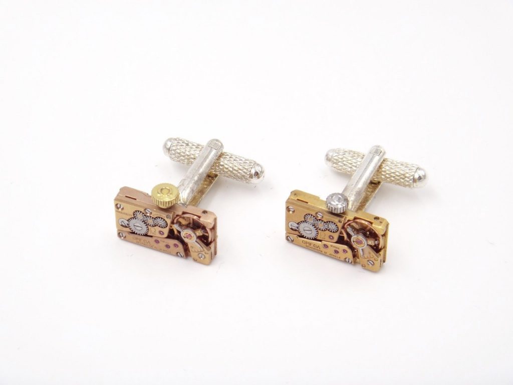 Omega Rectangle Watch Cufflinks - Time Tailored